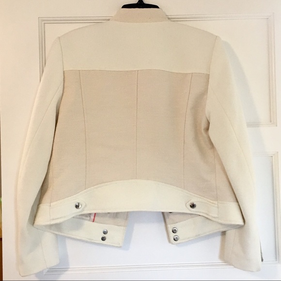 Banana Republic | Jackets & Coats | Banana Republic Cream Moto Jacket ...